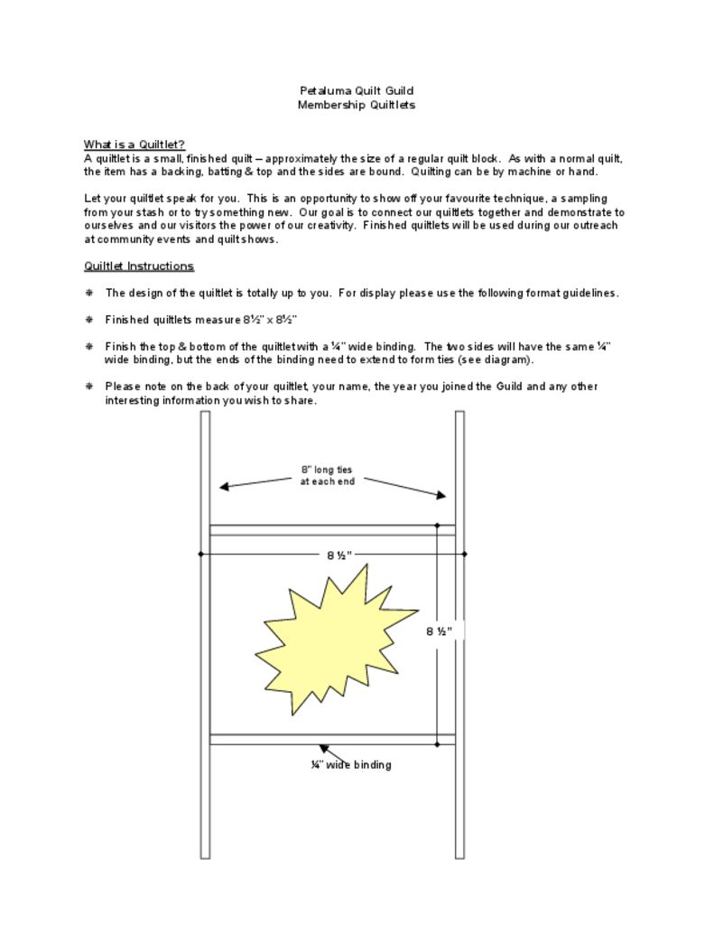 Forms & Docs – Petaluma Quilt Guild